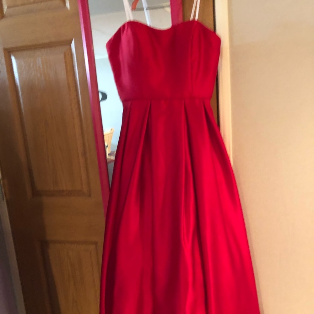 Betsy Adams Red Prom Dress - Gem